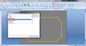 How to Create a Monogram in Word | Abby Organizes
