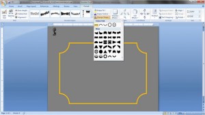 How to Create a Monogram in Word | Abby Organizes