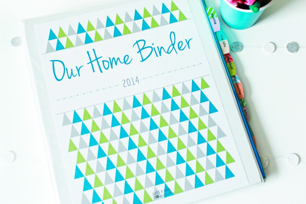 Organized Home Binder with Free Printables! | Abby Organizes