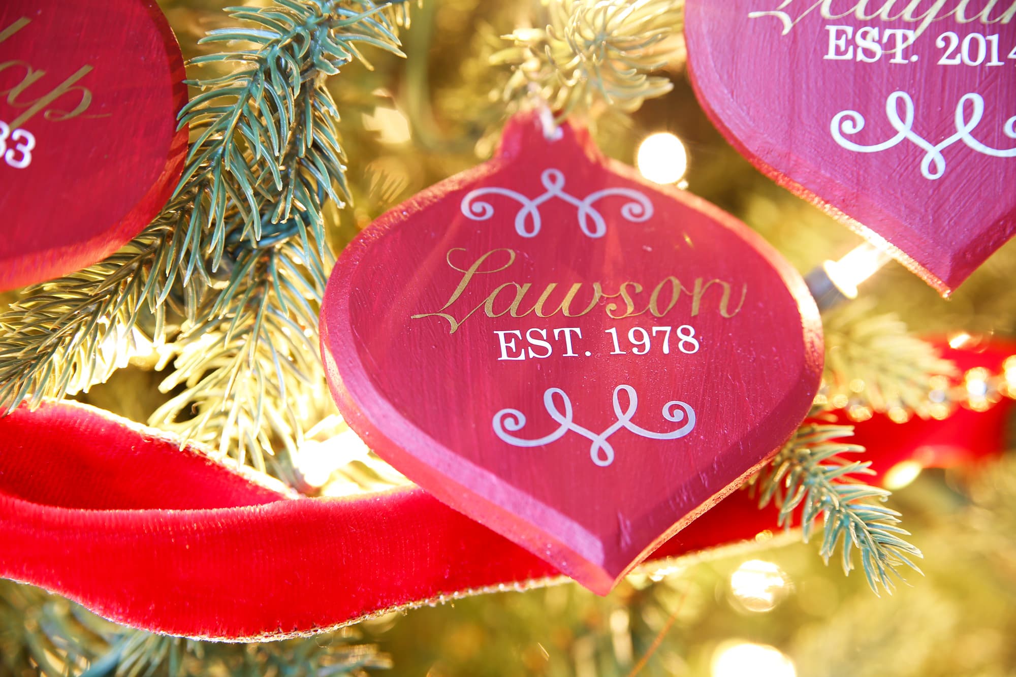 DIY Personalized Christmas Ornaments | Abby Organizes