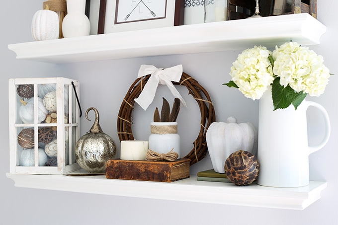 How to Style Shelves in 7 Simple Steps (and My Fall Shelf Decor ...
