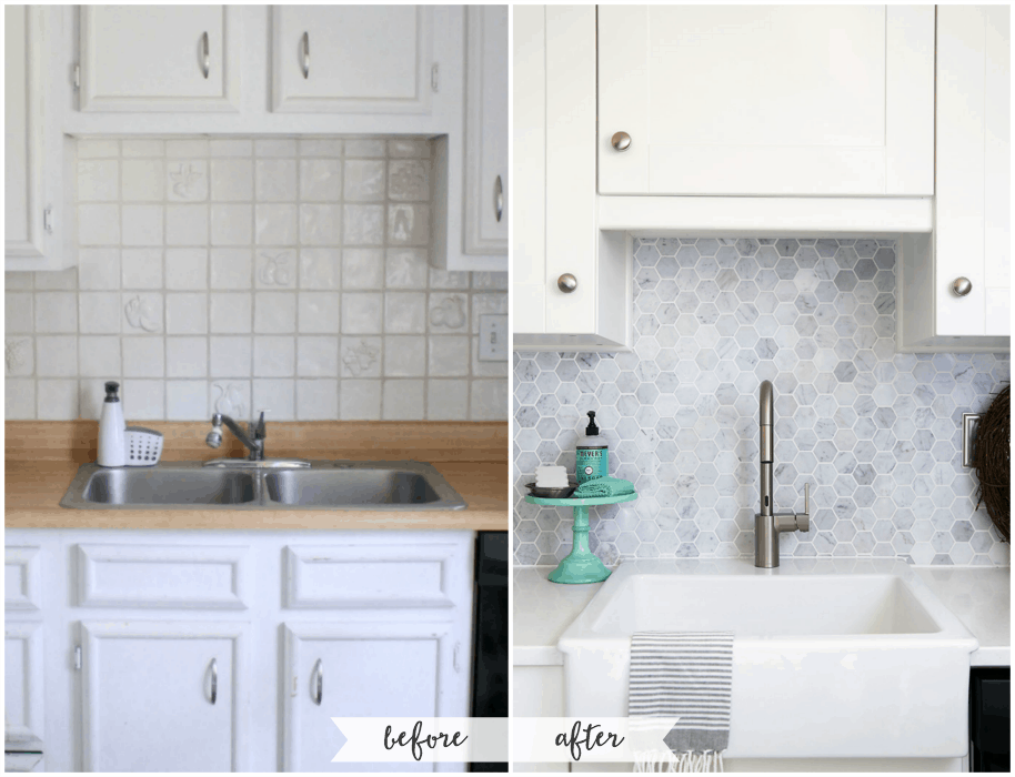 Our DIY White Kitchen Renovation: The Reveal! | Abby Organizes