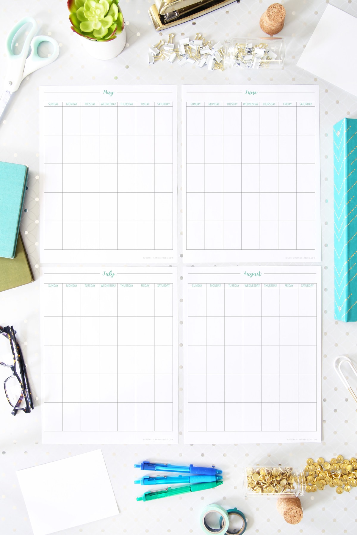 Organizing Summer Projects with Free Planning Printables
