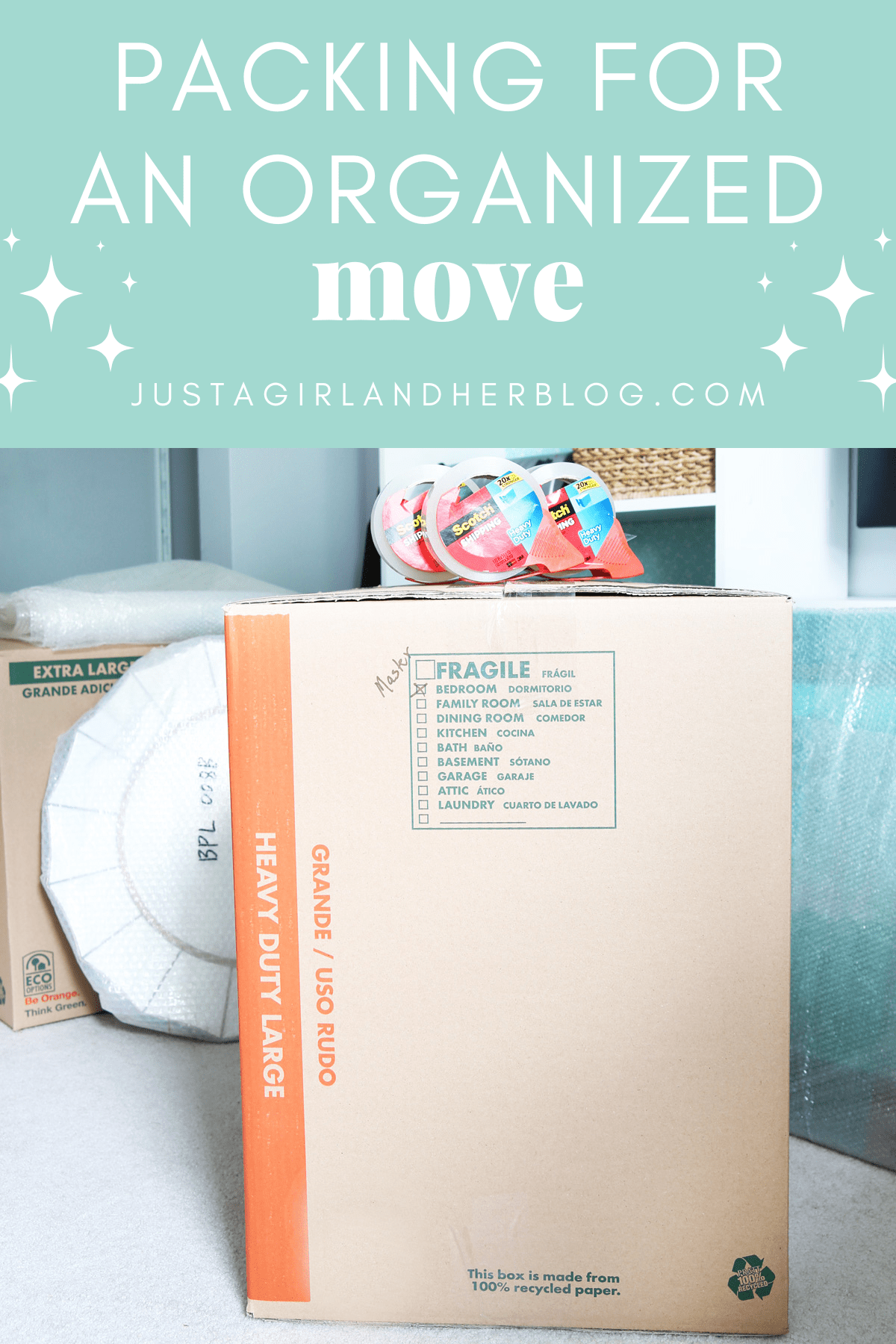 How to Pack for a Move Like a Pro and Stay Organized | Abby Organizes