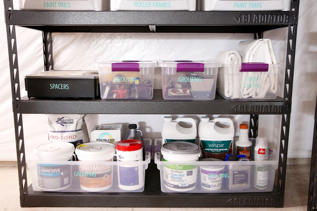 How to Organize Paint Supplies | Abby Organizes